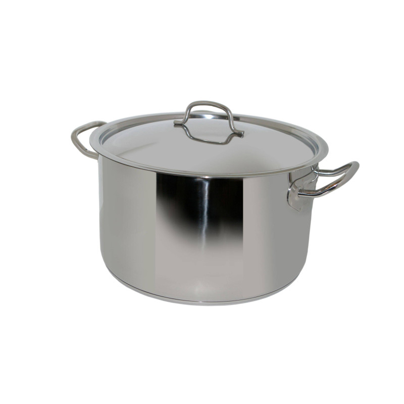 Marmite Inox 32cm 14L + couvercle Baumalu