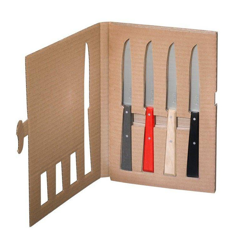 BON APPETIT Coffret de 4 Couteaux de table steak OPINEL Esprit LOFT SC