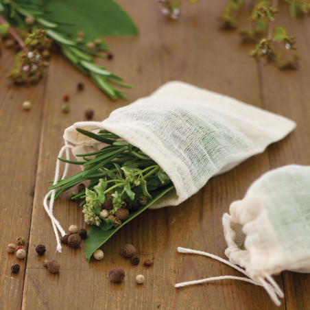 Sachet Infuseurs à épices, thé en coton