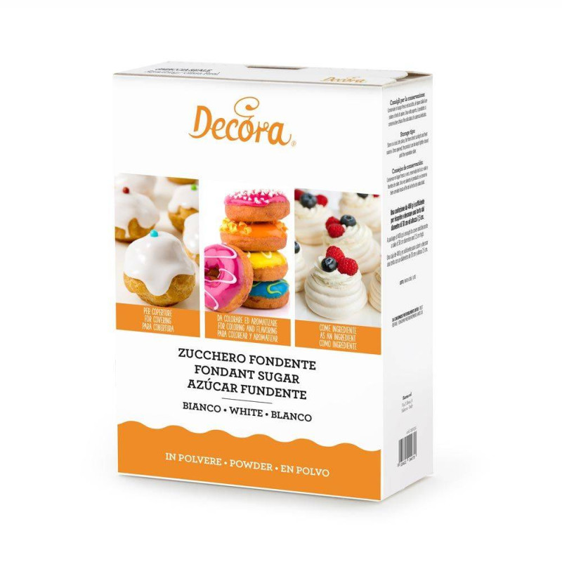 Sucre Fondant pour glaçage pâtissier Paquet de 500g Decora indisponible