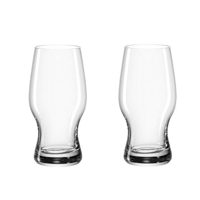 TAVERNA Verre Chope à Bière bas de 33 cl Leonardo Coffret de 2