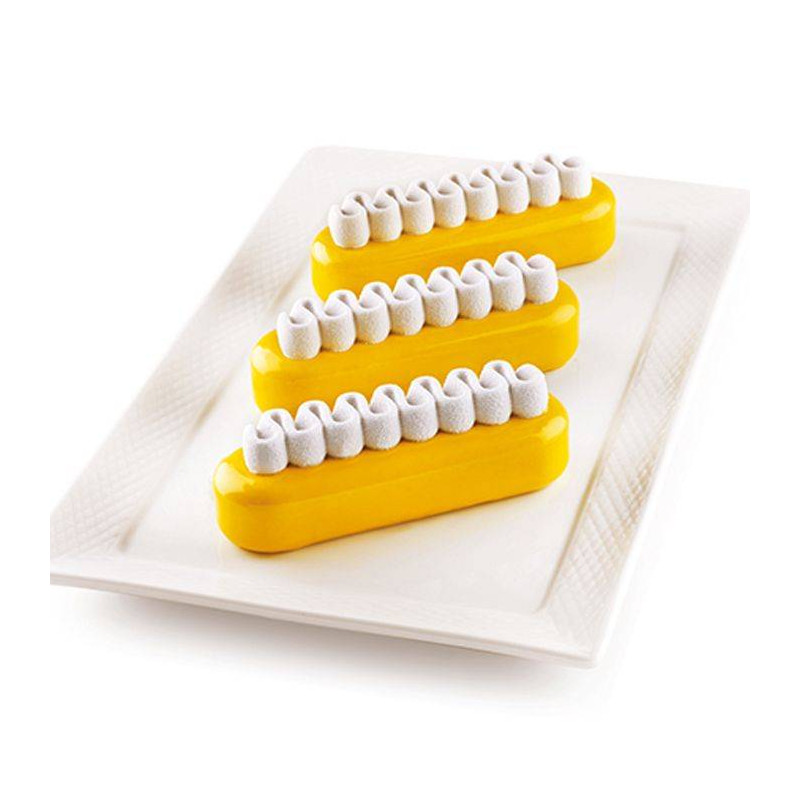 KIT POP ECLAIR moule gâteau éclair en silicone SilikoMart 3Design