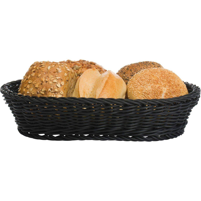 Corbeille à Pain Fruits tressé ovale Westmark 32 x 23 x 7 Noir