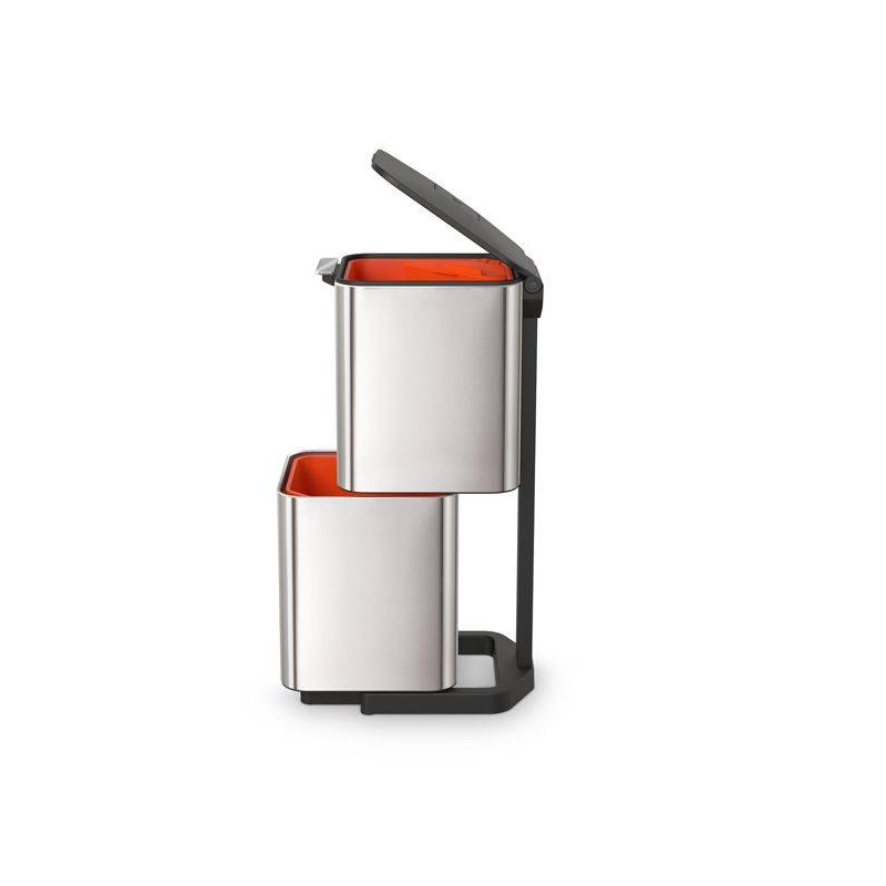 Poubelle de cuisine Tri Sélectif TOTEM Max Joseph Joseph 60 L Inox
