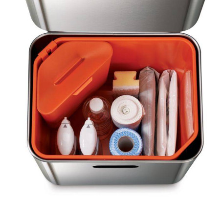 Poubelle de cuisine Tri Sélectif TOTEM Max Joseph Joseph 60 L Inox