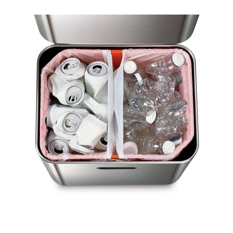 Poubelle de cuisine Tri Sélectif TOTEM Max Joseph Joseph 60 L Inox