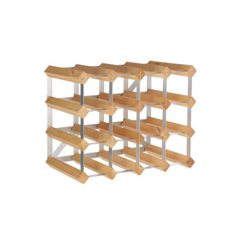 Casier à vin rangement pour 16 bouteilles traditionnel Wine Rack Co ...
