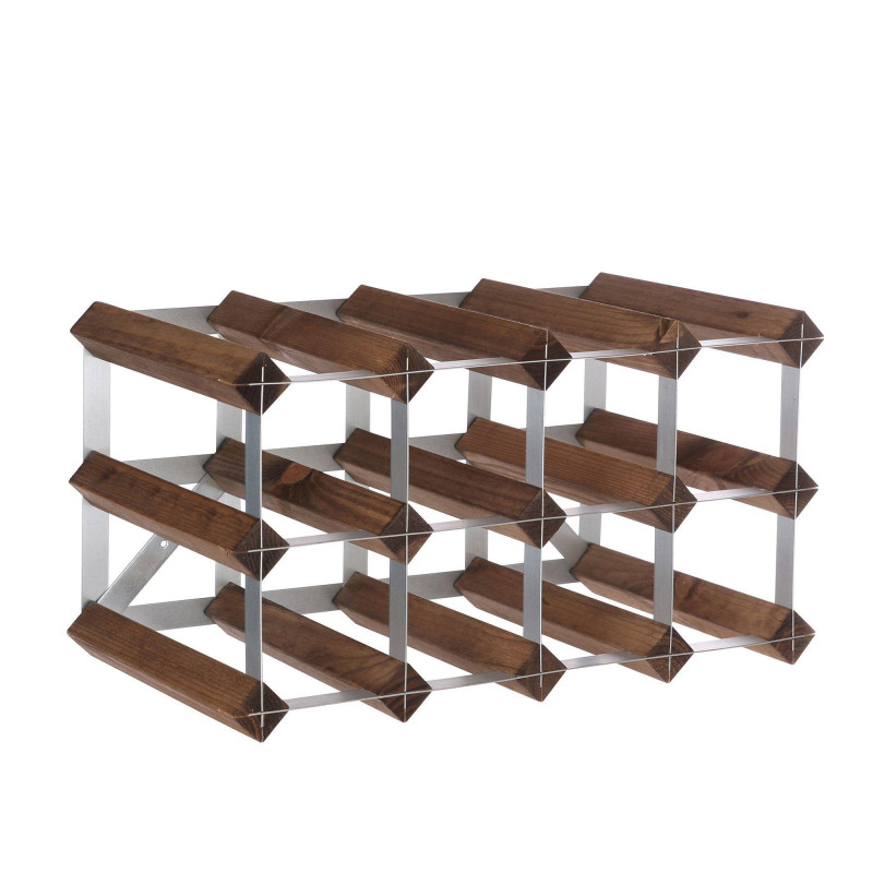 Casier à vin rangement pour 12 bouteilles traditionnel Wine Rack Co ...