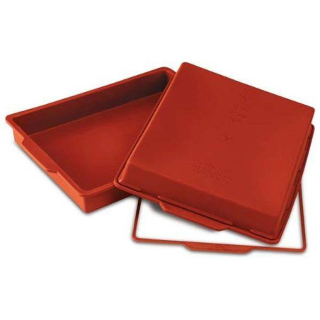 Moule Rectangulaire Caisse à génoise en silicone Silikomart 33 x 22