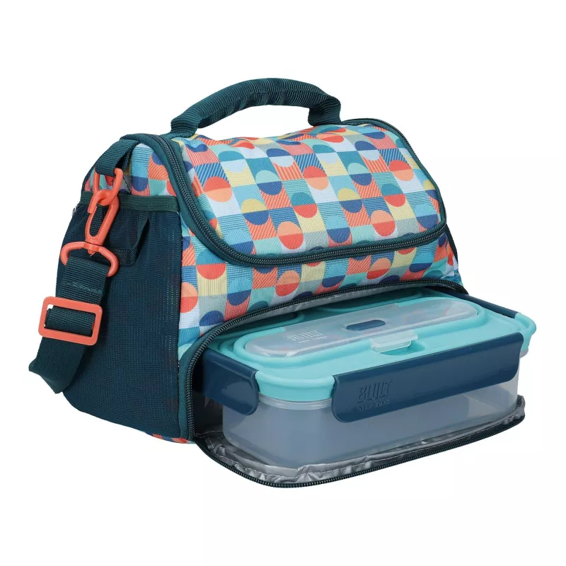 Sac Lunch Box isotherme 5 L avec compartiment de rangement BUILT RETRO Vert