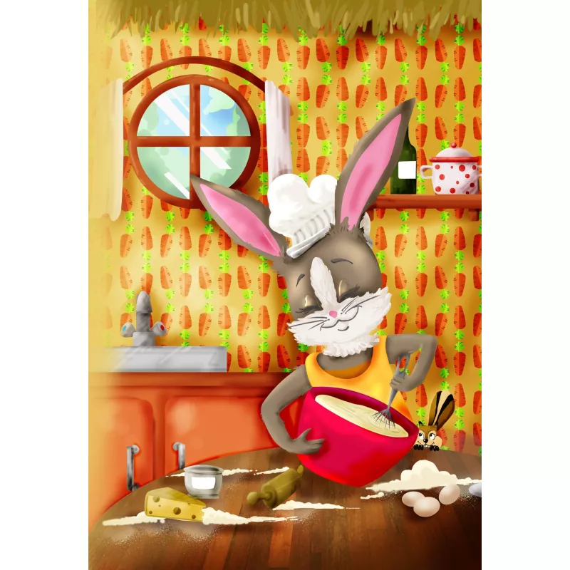 Le flan aux carottes de JAVOTTE Livre de recettes illustré pour enfants