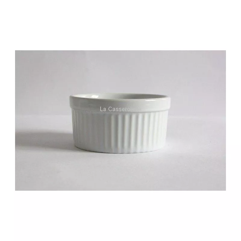 Ramequin en Grès émaillé blanc 11 cm