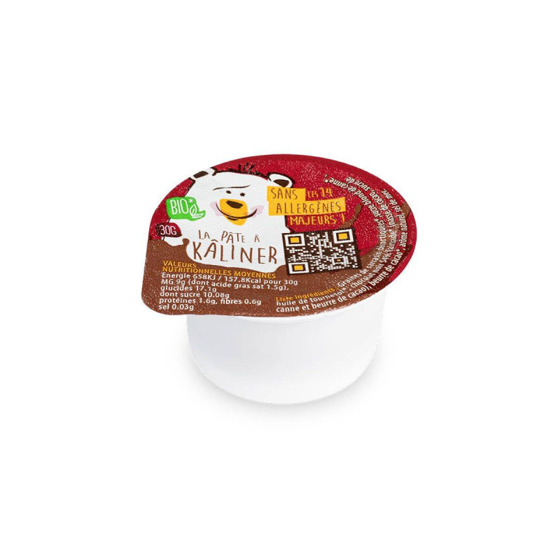 Pâte à tartiner Originale KÂLINER Mono-Doses 30 g