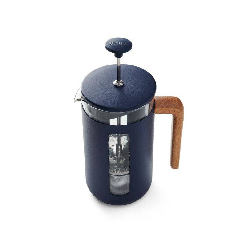 PISA Cafetière à piston 8 Tasses La Cafetière Kitchen Craft Bleu Navy