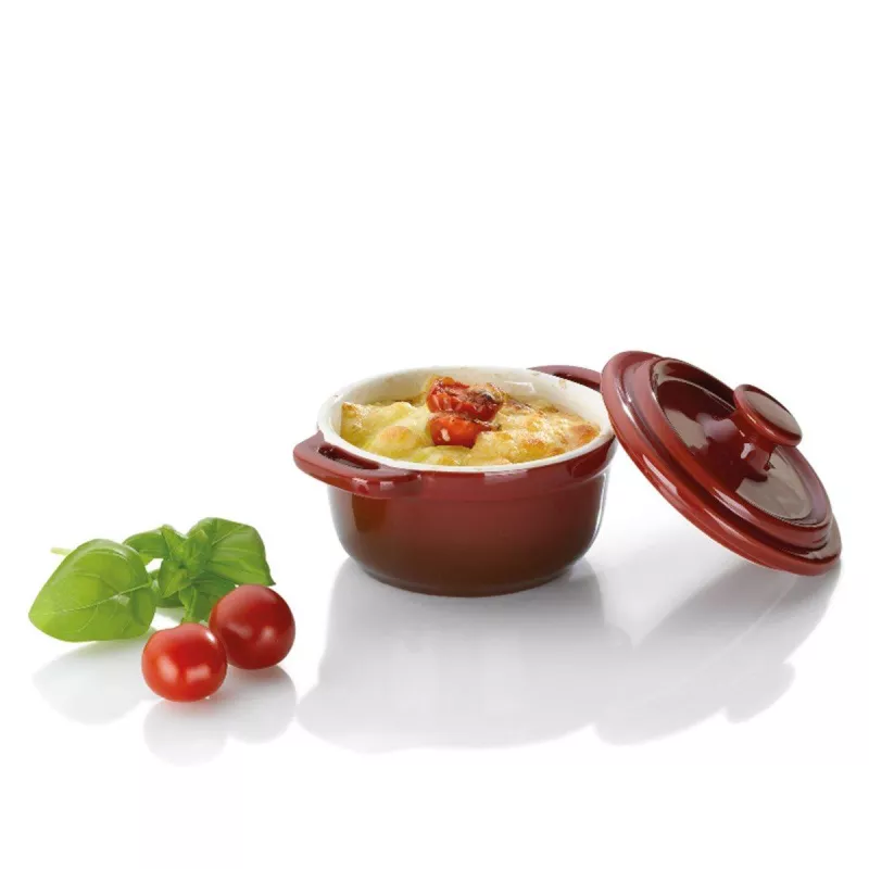 MALIN Mini cocotte ronde en céramique Kela D10 Rouge