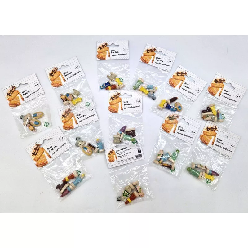 Fèves Galette des Rois Santon - Les 4