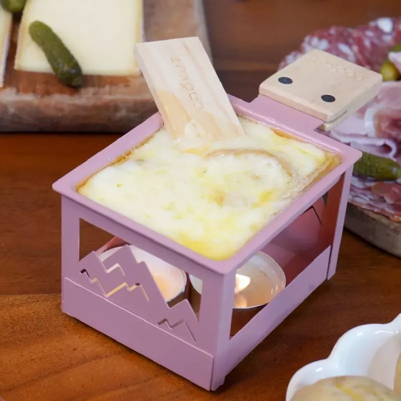 YETI Raclette à la bougie individuelle Cookut Rose