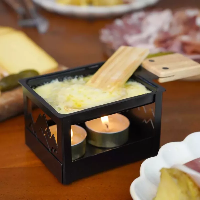 YETI Raclette à la bougie individuelle Cookut Noir