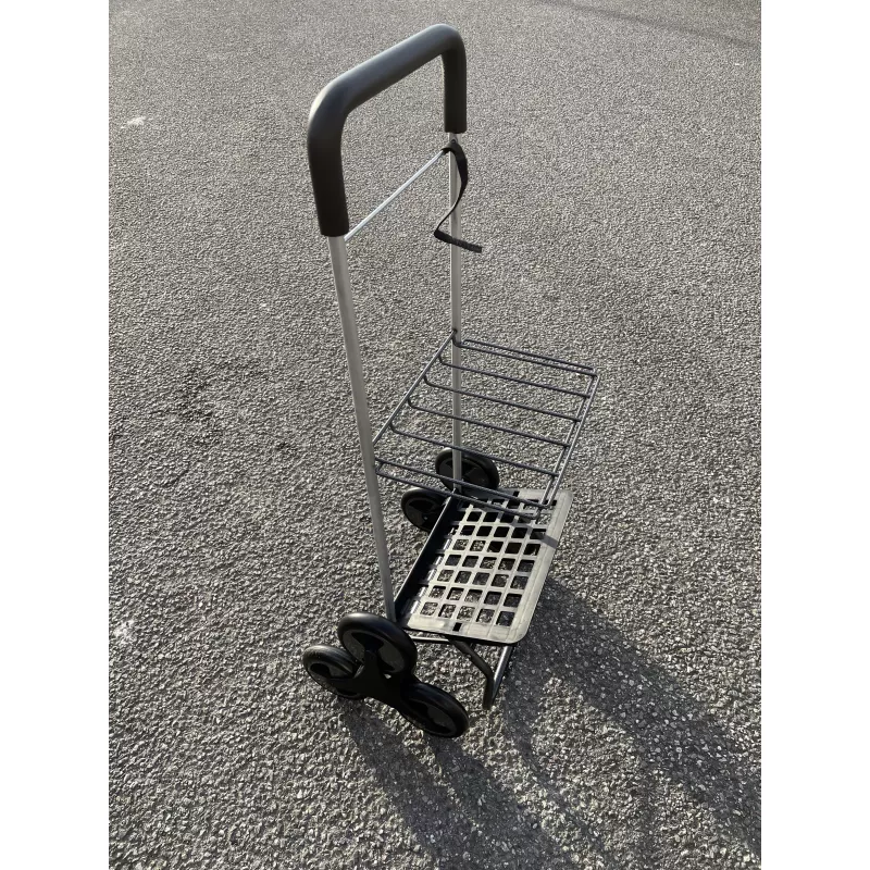 Chariot double MODULO Poussette de marché de courses 6 roues SIDEBAG ...