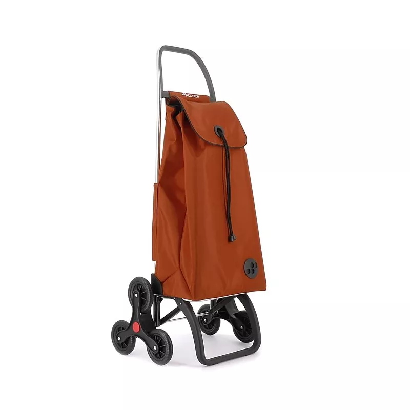 IMAX MF Poussette de marché Chariot de courses 6 roues ROLSER Terracota