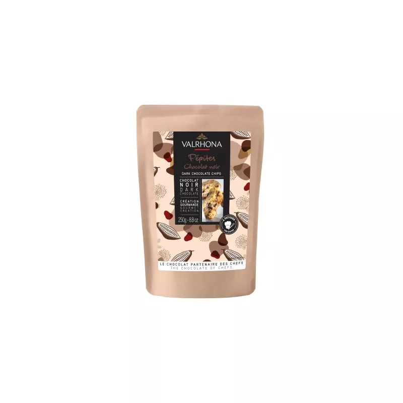 Pépites de chocolat Valrhona 250G noir