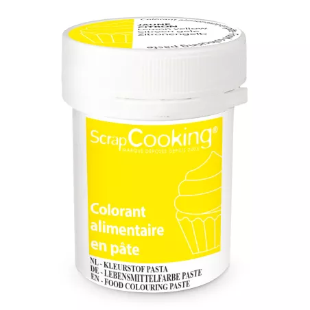 Colorant en pâte jaune citron 20 g ScraCooking