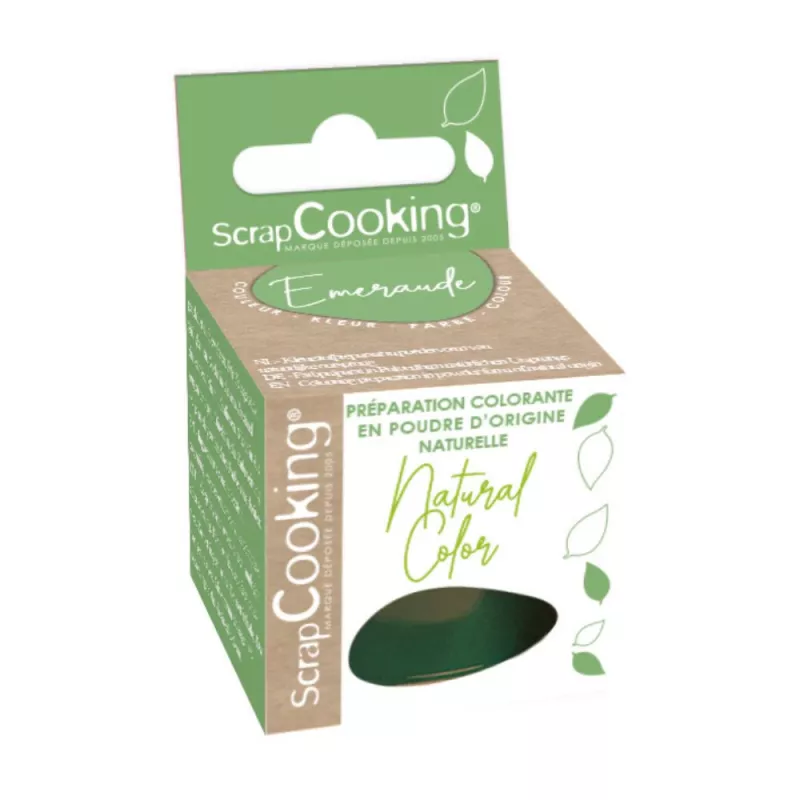 Colorant naturel vert 10 g ScrapCooking