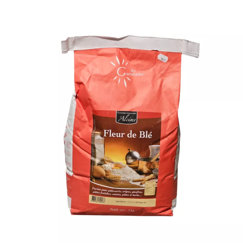Farine de blé Type 45 Sac de 5 Kg