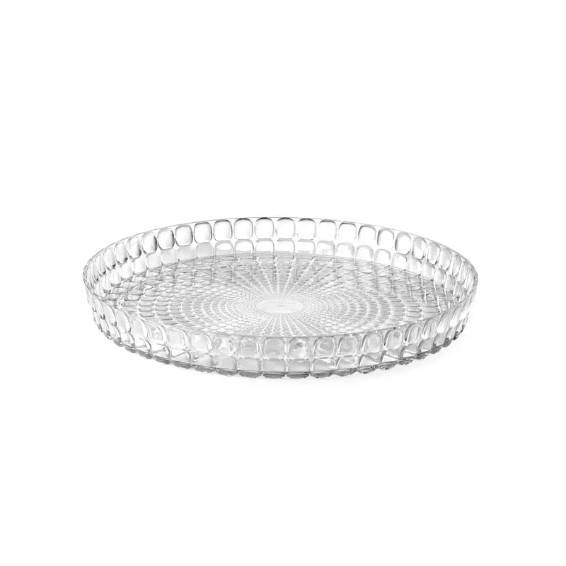 Plateau Rond Tiffany Guzzini – Design Italien Élégant en Acrylique ...