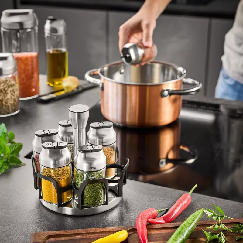 KIPPO Carrousel à épices 7 Pièces GEFU
