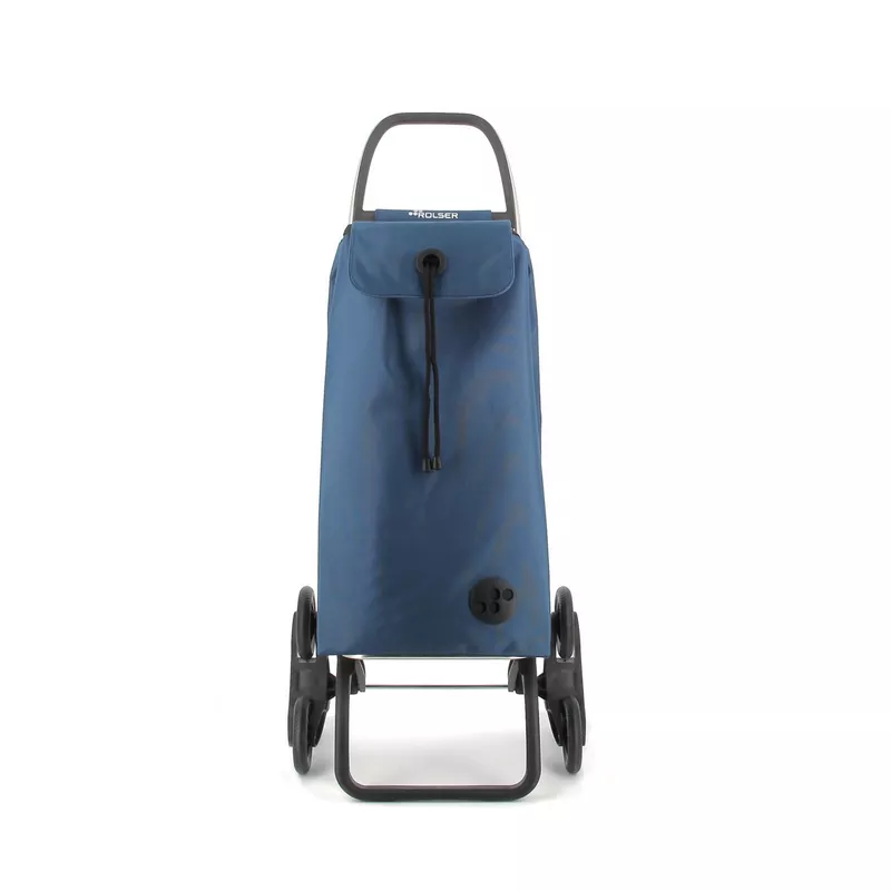 IMAX MF Poussette de marché Chariot de courses 6 roues ROLSER bleu Denim