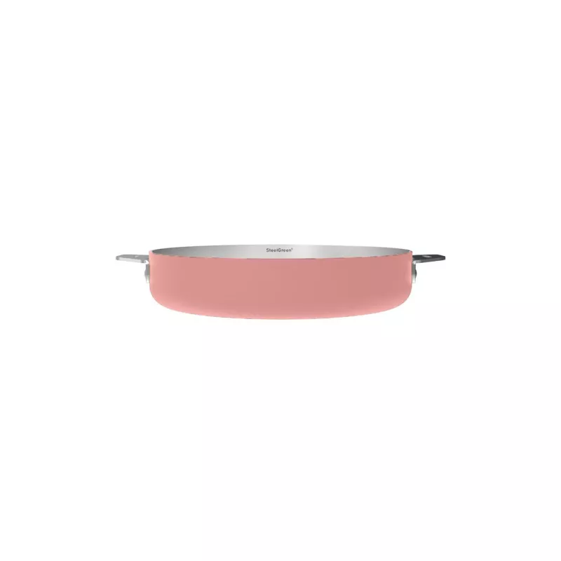 COOKUT Merveilleuse Poêle 28cm Rose Guimauve