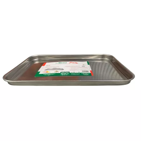 Plaque de cuisson en Inox texturé 40 x 30 cm STEELPAN