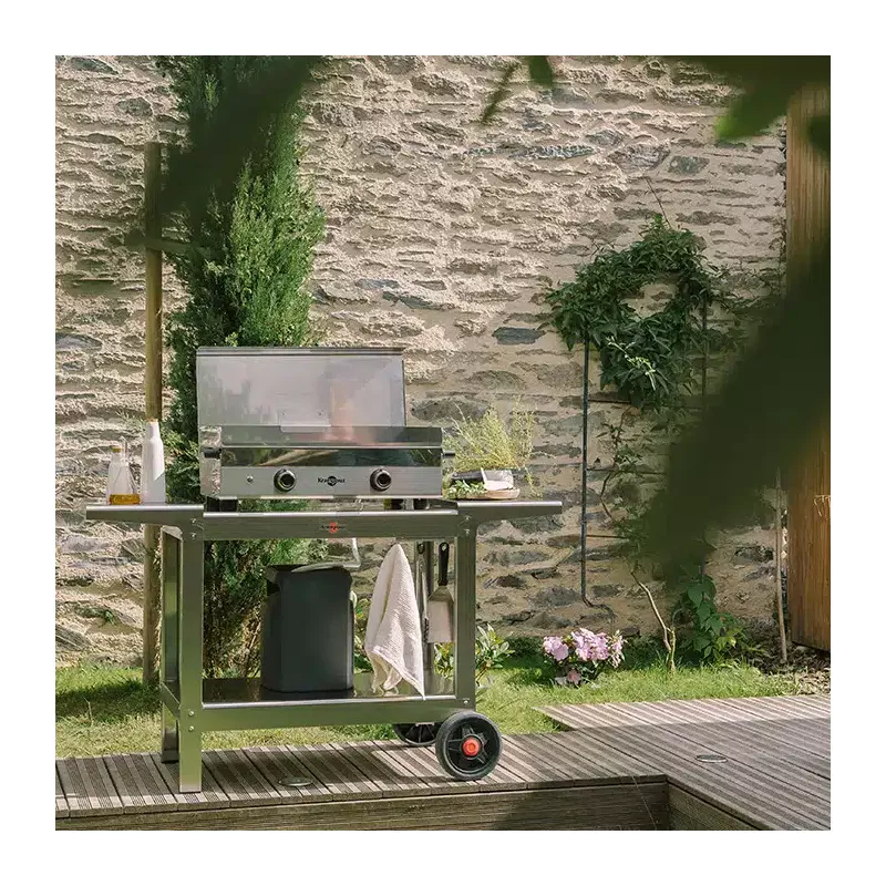 Plancha Gaz Inox DESIGN KRAMPOUZ