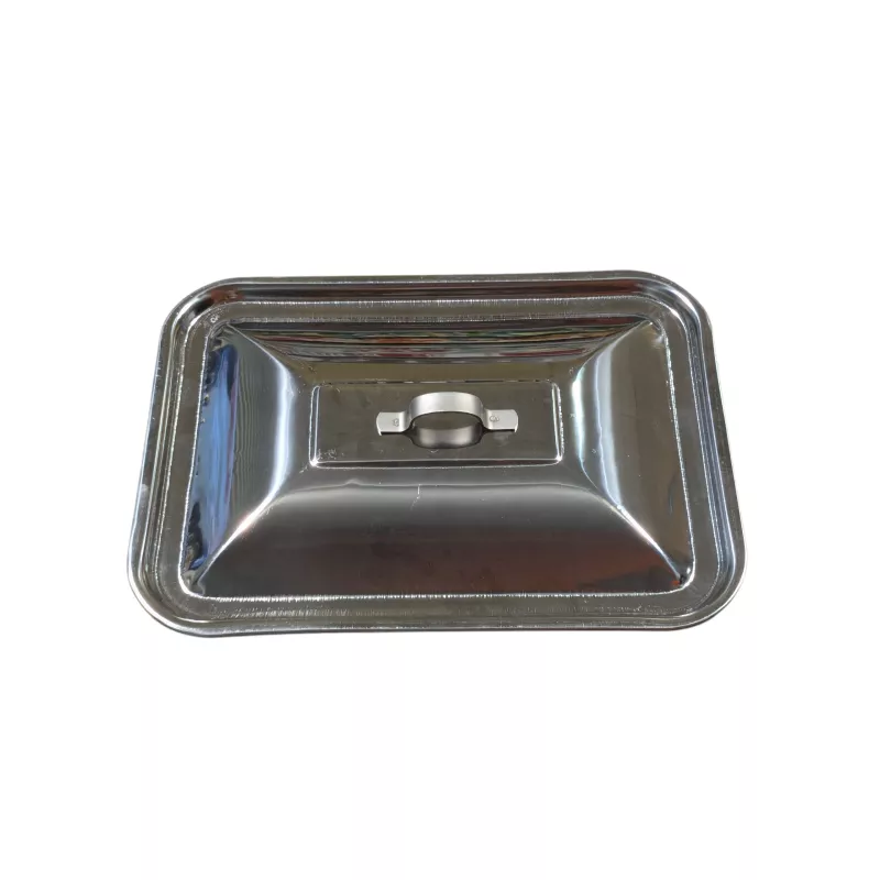 Couvercle rectangulaire acier inox 18/10 40x28