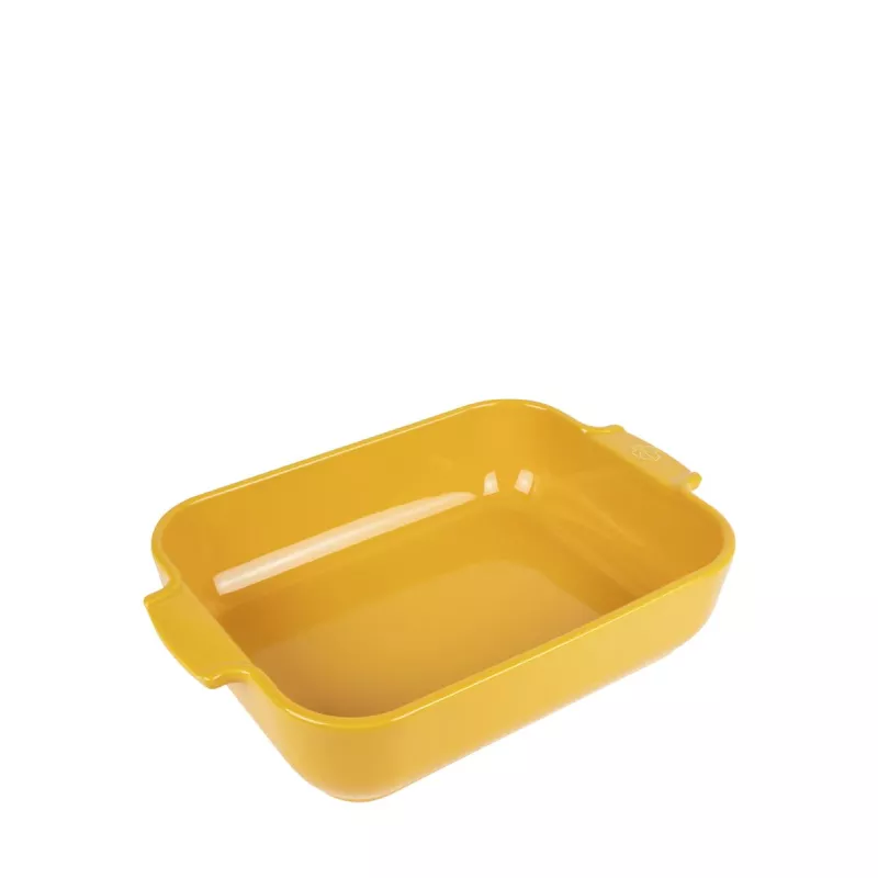 Plat à Four Céramique Rectangulaire 40 cm Jaune Safran Peugeot Appolia ...