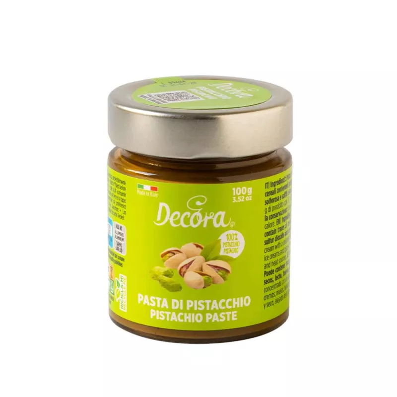 Pâte de Pistache pure Pot de 100 g Decora