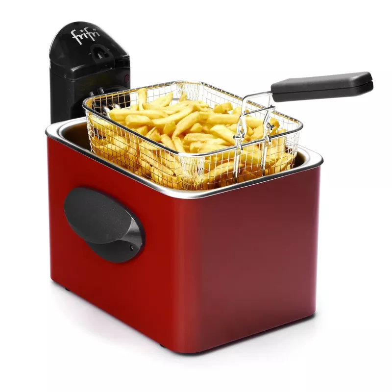 Friteuse électrique 3.5 L FRIFRI 3200W rouge
